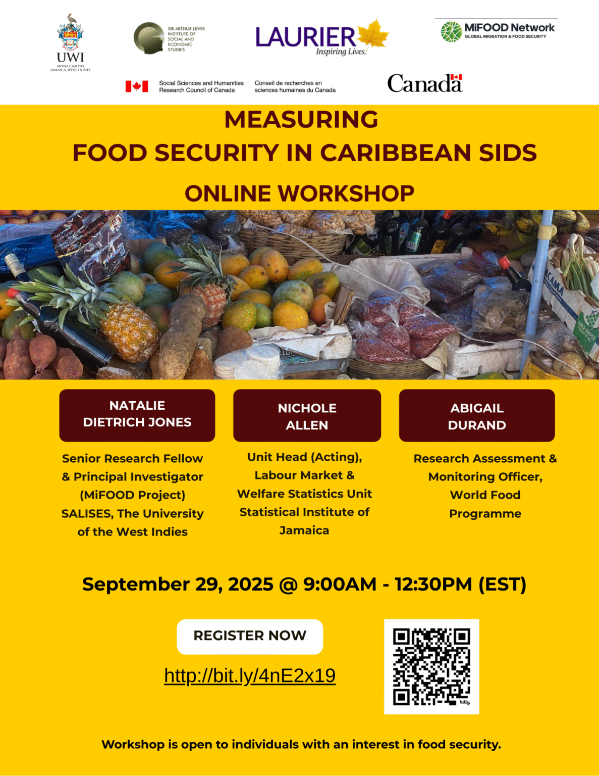 MiFOOD Kingston team hosts workshop on measuring food security in the Caribbean - MiFOOD Network